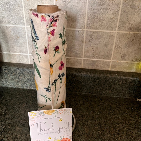 Daisies Paperless Towels Unpaper Towels Eco Kitchen Gift Botanical ...