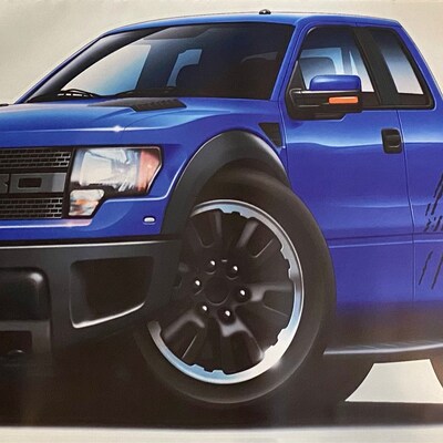 2010-2013 Ford Raptor Truck 4x4 Vinyl Decal Wall Graphic Officially ...