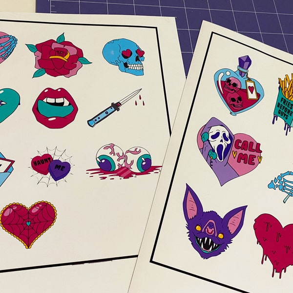 Pastel Goth Spooky TV Twitch Overlay | Twitch Intermission Overlay ...