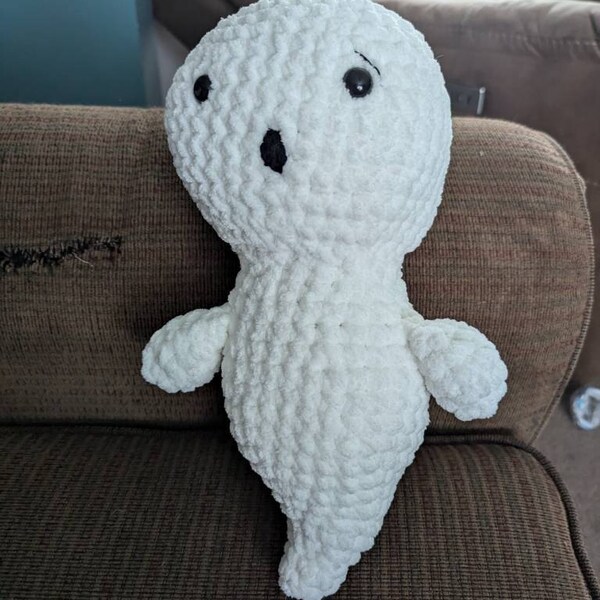 Crochet Ghost Pattern, Amigurumi Ghost Pattern, Big Boo Cute Ghost ...