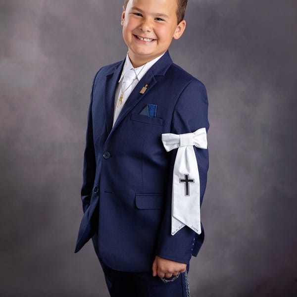 Personalized First Holy Communion Arm Band: Monogrammed Muslin Cotton ...