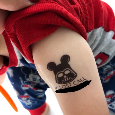 Set of Emergency Contact Temporary Tattoos If Lost Safety Tattoos Phone ...