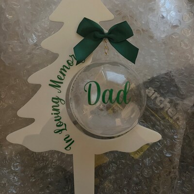 Grave Christmas Tree, Grave Memorial, Christmas Memorial, Grave Tree ...