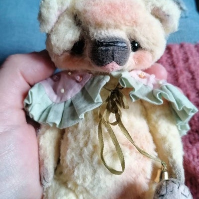 Custom Stuffed Bearbear Girl Figurine Birthday Gift - Etsy