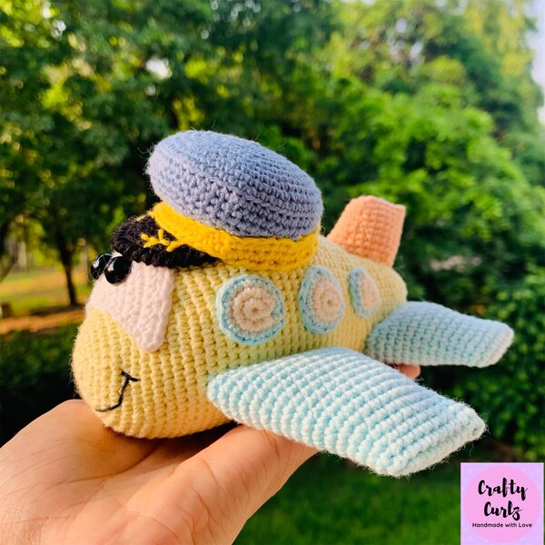Pilot Plane Amigurumi PDF Crochet Pattern - Etsy