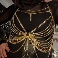 Bra Chain | Body Chain | Black Festival Jewelry |sexy Dancer Costume ...