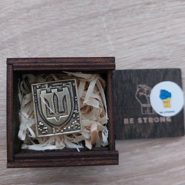 Handmade Metal Keychain Made in Ukraine - Custom Keychain With ...