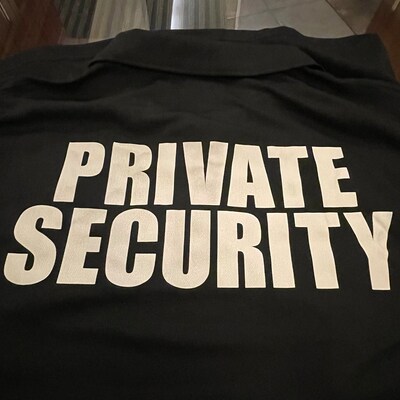 Word Clipart: Black Words private Security in Thick Bold Style All ...