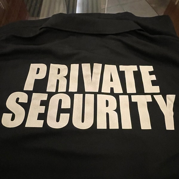 Word Clipart: Black Words "private Security" in Thick Bold Style All ...