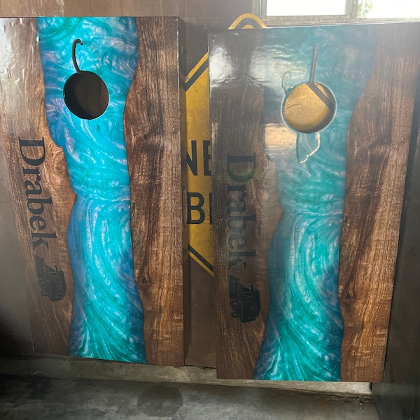 Custom Cornhole Wraps / Easy to Apply! / Custom Cornhole Board Skins ...