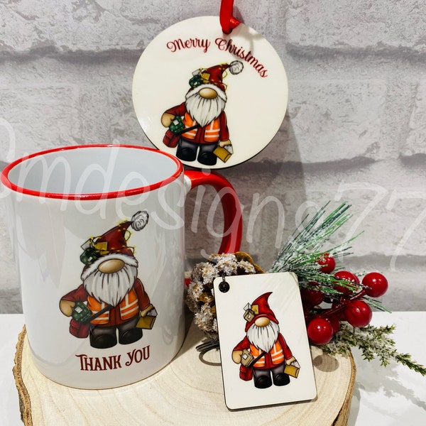 Christmas Postie Postman Gonk Gnome Png Clip Art File Design for ...