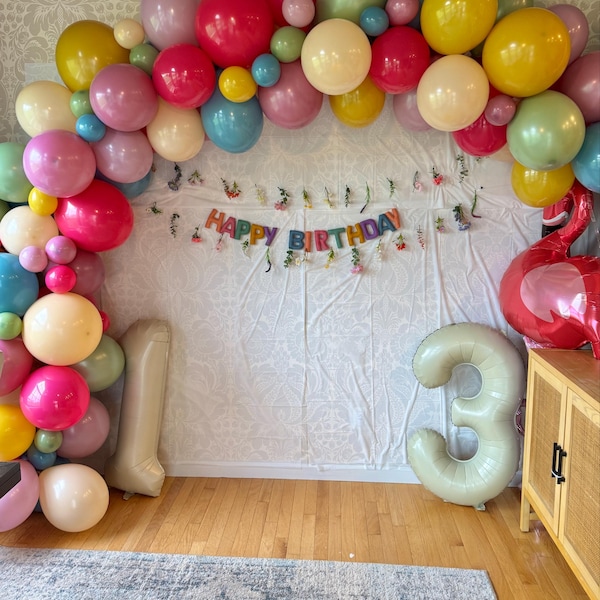Finish Line Balloon Garland Kit / Race Car Birthday, Two Fast Bday ...