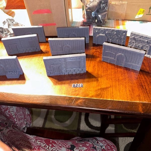 Medieval Town Shop Front Set 1 Dnd Terrain, Dungeons and Dragons ...