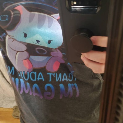 Cute Gaming Cat Shirt Anime Aesthetic Kawaii Clothing / Funny Animal ...