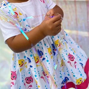 Baby Shark Dress Birthday Dress Celebration Dress Baby - Etsy