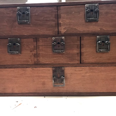 4 X Arts and Crafts / Mission Handles Vertical 2 Frank Lloyd Wright ...