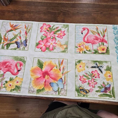 35 Fabric Panel David Textiles Digital Answered Prayer Dove Psalm ...