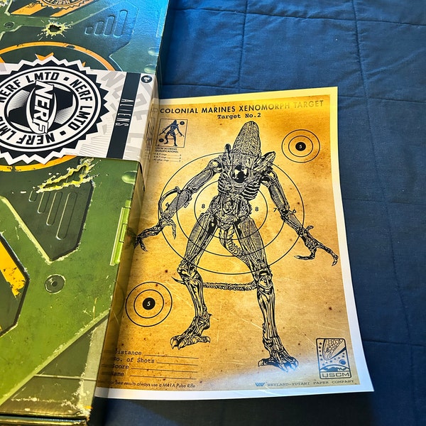 Aliens - Xenomorph Vintage Shooting Target - 11x17 - Etsy