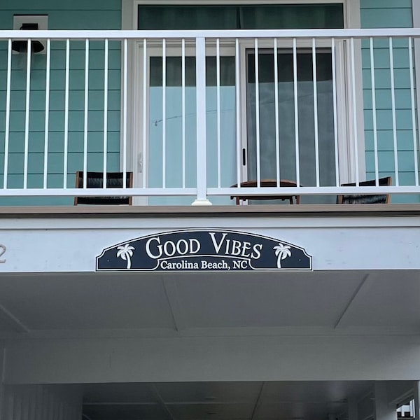 Personalized Custom PVC Sign for Your Beach Home Coastal Retreat ...