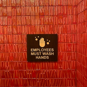 Employees Only Office Lettered Sign Private Keep Out Staff Only Way ...