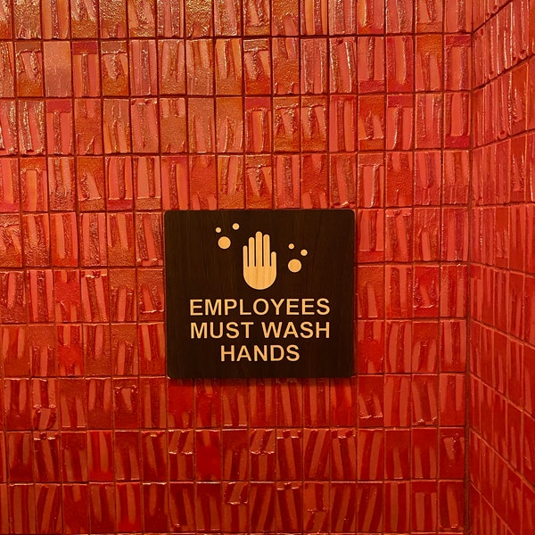 Employees Only Office Lettered Sign - Private Keep Out - Staff Only ...