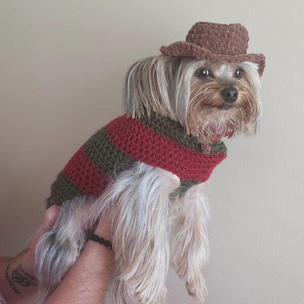Chunky Ombre Dog Sweater Crochet Pattern | Easy | Beginner | Small ...