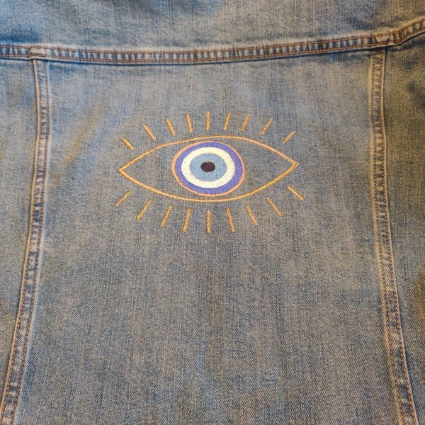 Evil Eye Embroidery Design: Talisman Pattern, 5 Sizes (machine ...