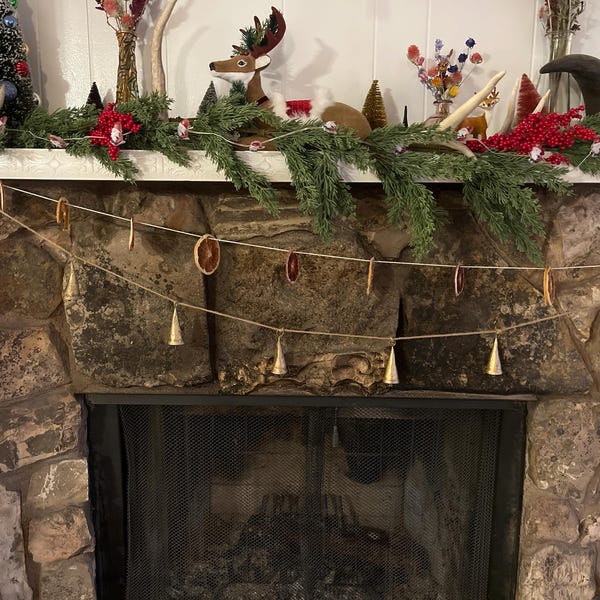 Decorative Garland | Bell Garland | Brass Bell | Christmas Garland ...