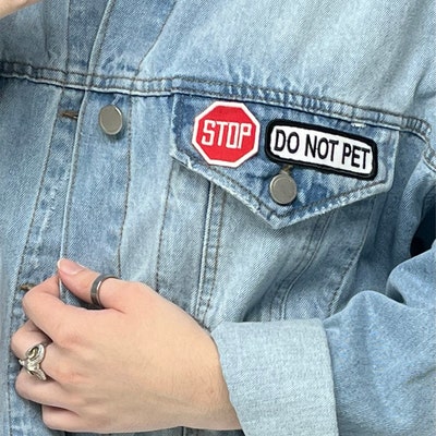 Stop Sign Applique Patch Street Sign Driving Badge - Etsy