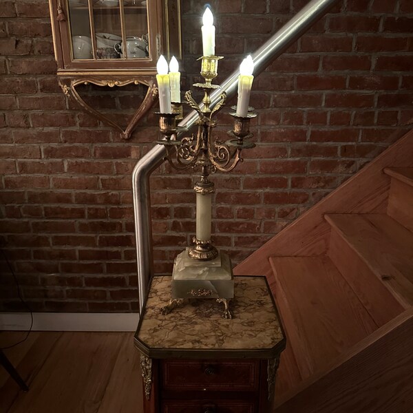 Antique Prussian Pastel Green Tea Set, 6 Persons Set With Pink Flowers ...