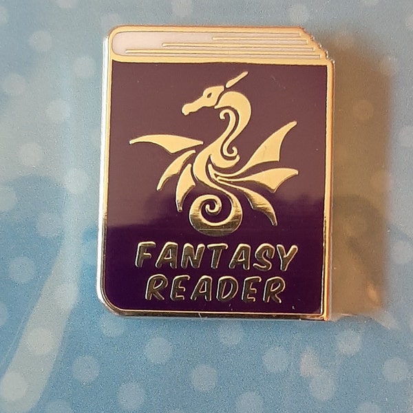 Comic Book Reader Enamel Pin - Etsy