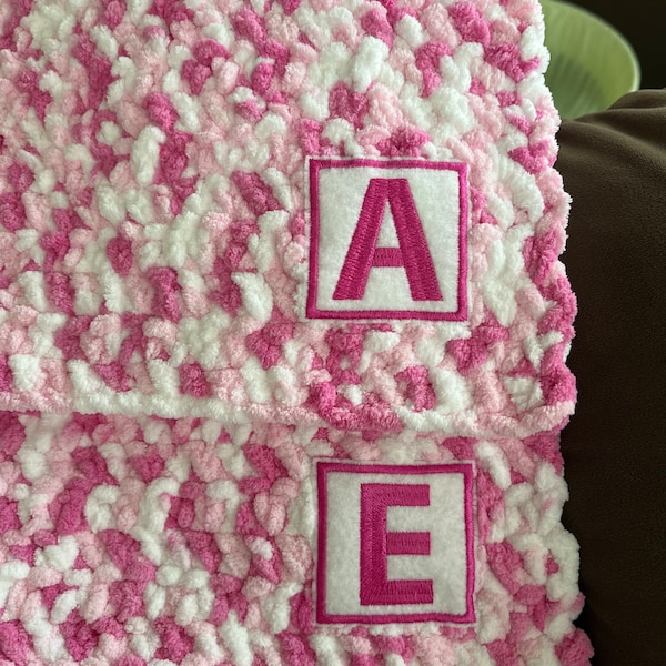 Embroidered 2 Inch Letter Block Patches, Letter Patch, Felt Letter ...