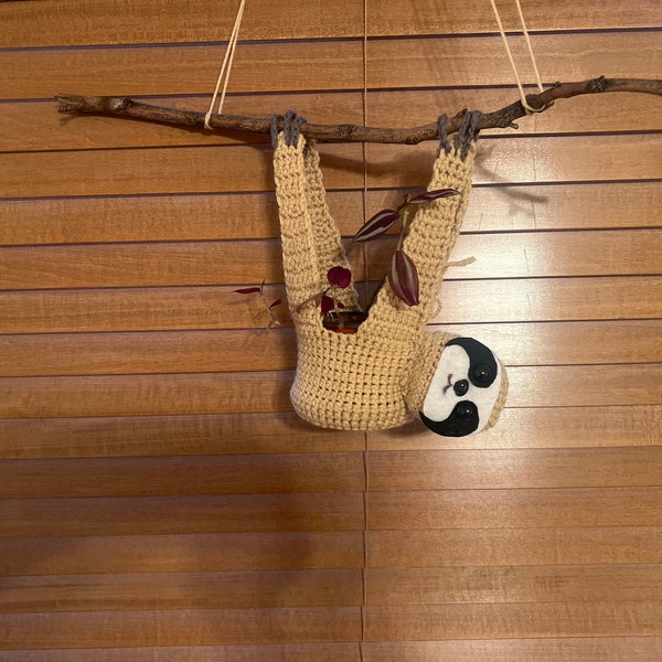 Digital Download 1 PDF: English Sloth Planter/plant Hanger - Etsy