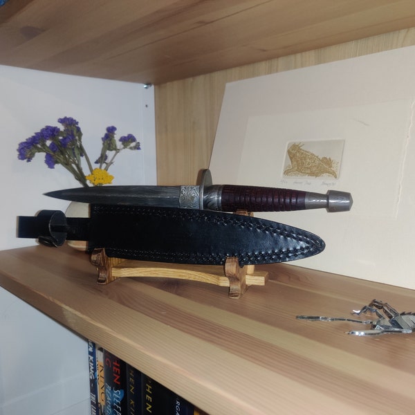 Stand for Knife With Sheath or Two Knives Display Holder - Etsy