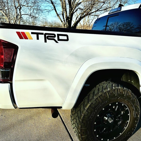 Retro Stripes 70's 80's Bedside 2 Decals Size: 11.6w X 1.9h for Toyota ...