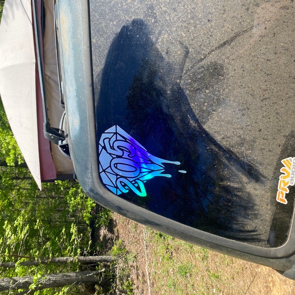 Custom Drippy Area Code Diamond Decal - Etsy