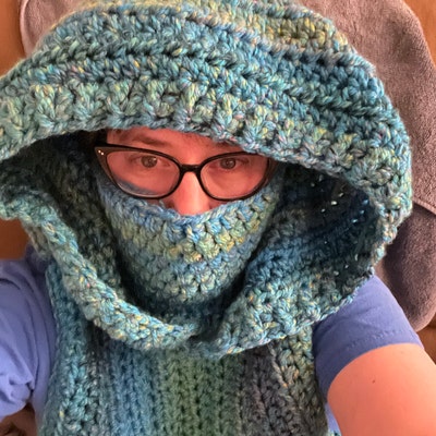 Matrixx Hood Crochet Pattern Hooded Cowl Available in 5 Languages ...