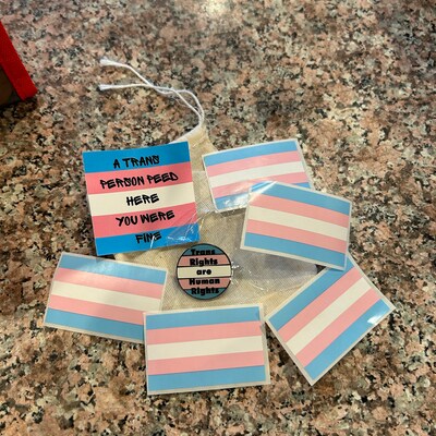 Trans Rights Are Human Rights Enamel Pin - Etsy
