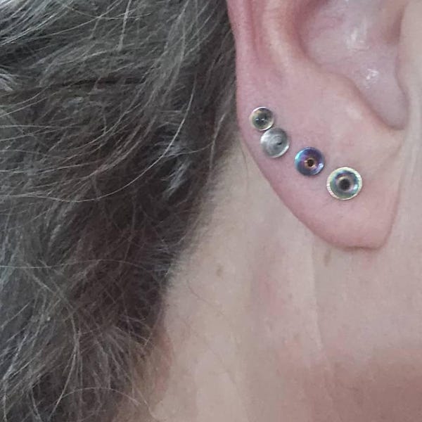 Ruby Gauge Plug Earrings, 10mm-65mm - Priced per Plug - Unique Custom ...