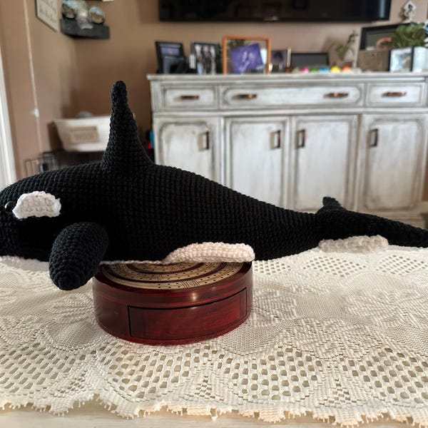 Orca Crochet Pattern - Olwyn the Orca Pattern - PDF in US and UK Terms ...