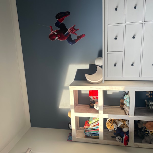 Spider-man Wall Flip Jumping Wall Decal - Boy's Bedroom Decor - BR255 ...