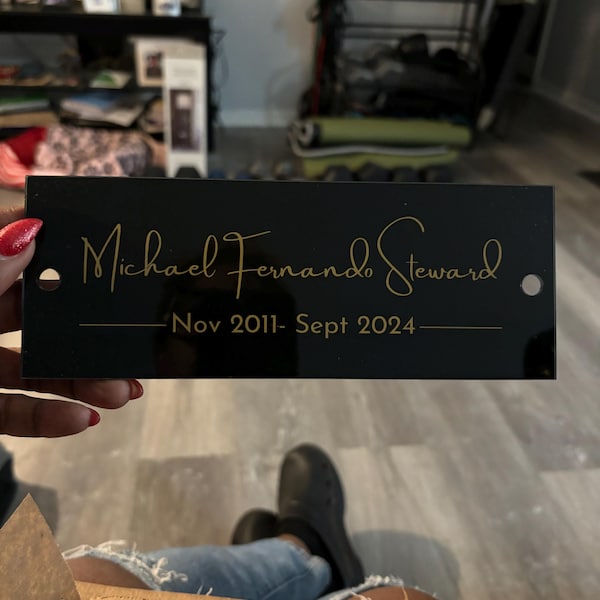 Wall Sign Name Plate Door Name Plate Office Gifts Executive Sign Wall ...