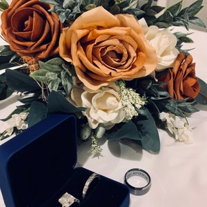 Terracotta Rust and Cream Wrist Corsage for Mom or Grandma - Etsy