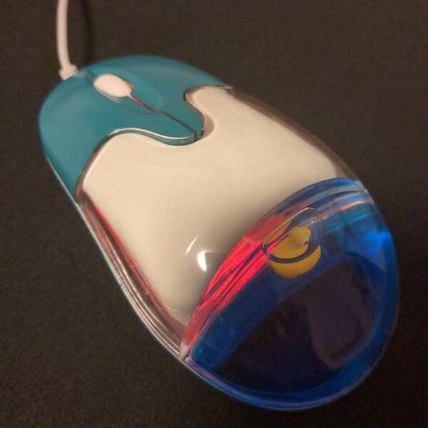 Y2K Aqua Style Mouse (USB) With Duck Floater - Etsy