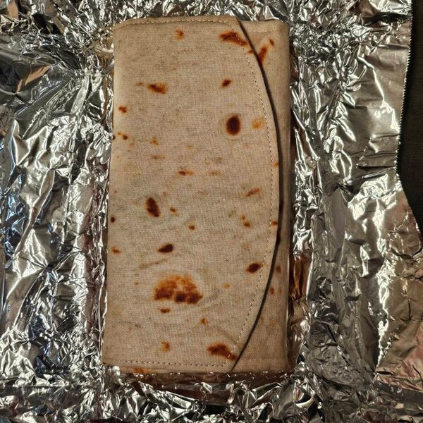The Snack Sized Burrito Wallet! - Etsy