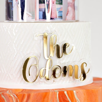 Anniversary Cake Topper Birthday Cake Topper Layered Cake Topper Custom ...