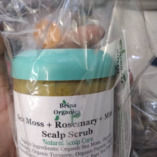 Sea Moss & Rosemary Hair Cream Moisturizer for Afro-textured Hair ...