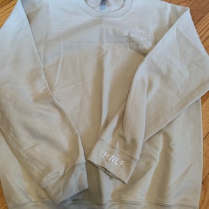 Embroidered Circular WWJD Logo Sweatshirt Embroidered Christian ...