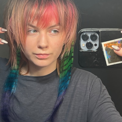 Instaqueen Scene Queen Kid Emo Coontail Raccoon Tail Clip in Human Hair ...