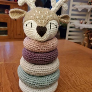 PDF Pattern: Little Deer Stacking Ring Crochet Toy - Etsy